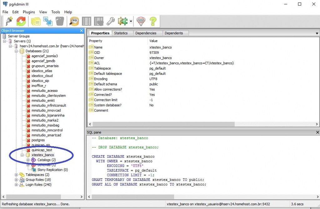 Como se conectar remotamente ao PostgreSQL | Homehost
