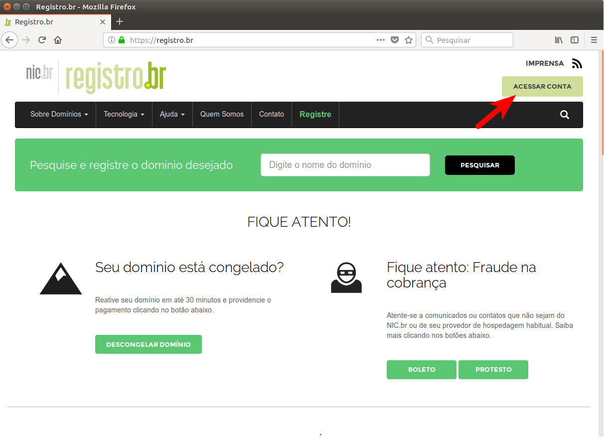 Como alterar o DNS de um domínio pelo Registro.br | Homehost