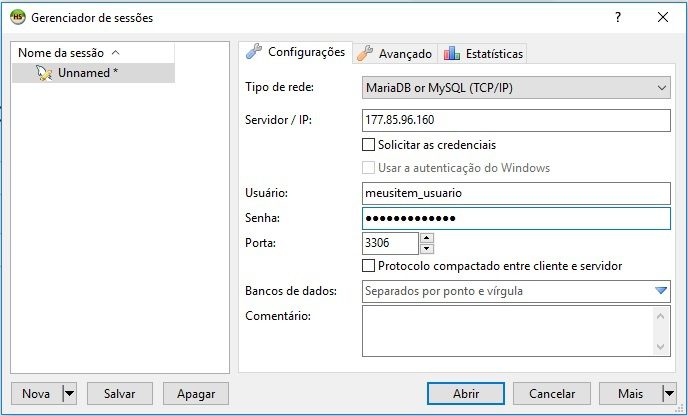 Heidi SQL: Como conectar, criar tabela e inserir dados | Homehost