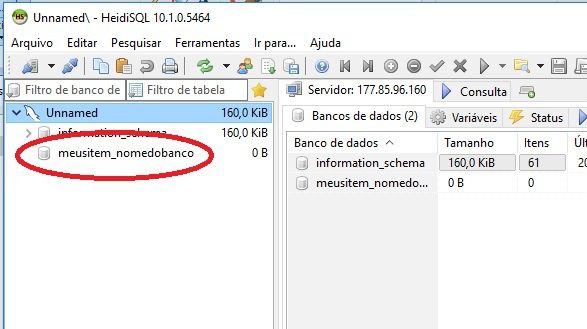 Heidi SQL: Como conectar, criar tabela e inserir dados | Homehost
