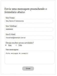 Formulário HTML: criando forms HTML e enviando dados | Homehost