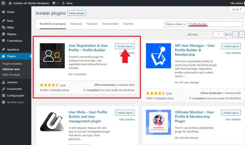 Como fazer um site de cadastro de clientes em Wordpress passo a passo ...