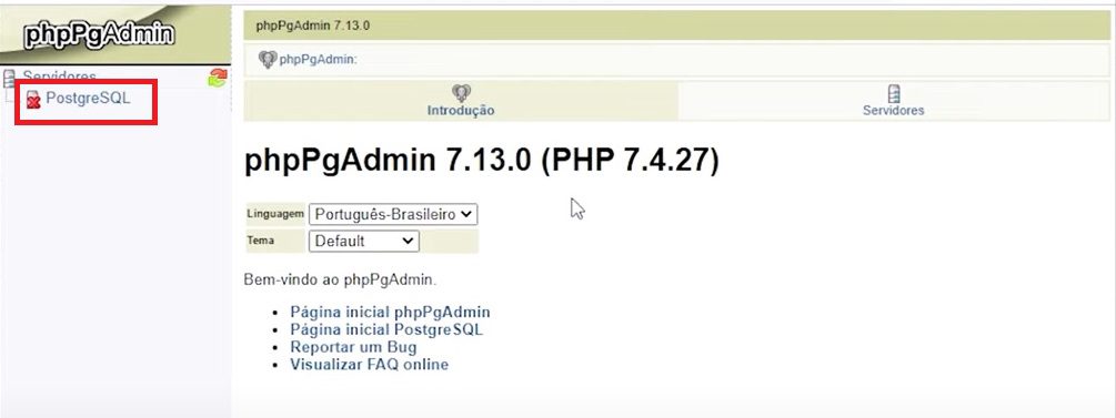 Como Instalar O Postgresql E Phppgadmin No Docker Homehost
